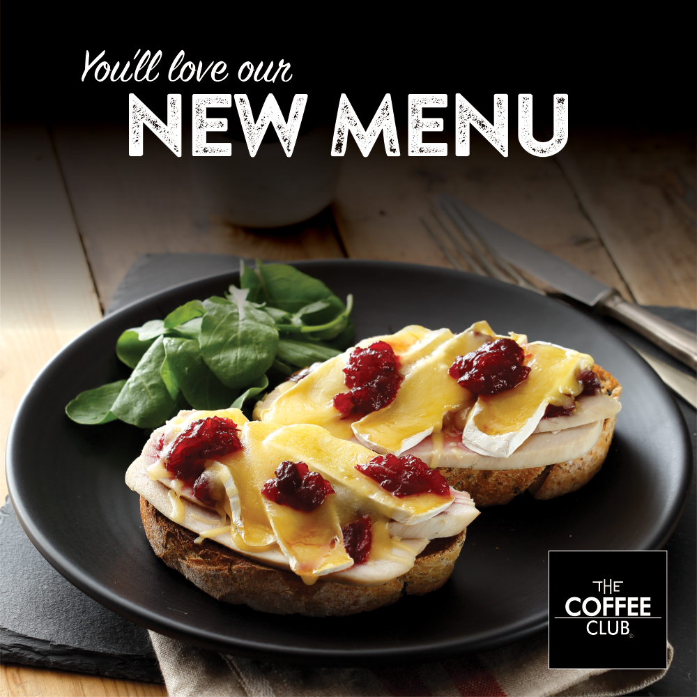 The Coffee Club's New Menu! - NorthWest Shopping Centre